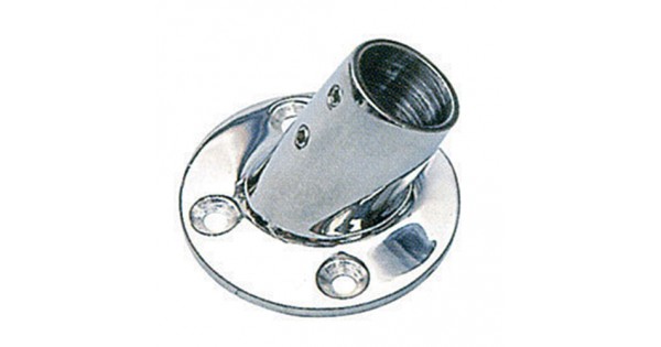 ΒΑΣΗ ΚΕΡΑΙΑΣ ΣΤΡΟΓΓΥΛΗ 60 ΜΟΙΡΩΝ G25mm INOX A4 OEM M8202