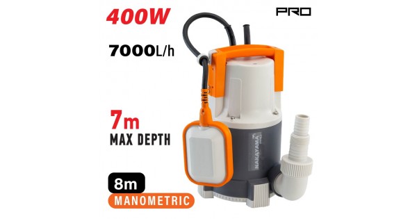 ΑΝΤΛΙΑ ΟΜΒΡΙΩΝ ΜΕ ΦΛΟΤΕΡ 400W, ΜΕΓΙΣΤΗΣ ΒΥΘΙΣΗΣ 7 ΜΕΤΡΩΝ ΜΕ ΠΤΥΣΟΜΕΝΗ ...
